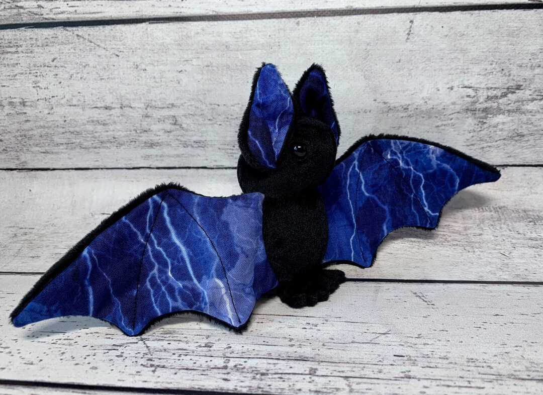 MADE TO ORDER - Lightning Bat - Stuffed Animal Plush Plushie Thunder ...
