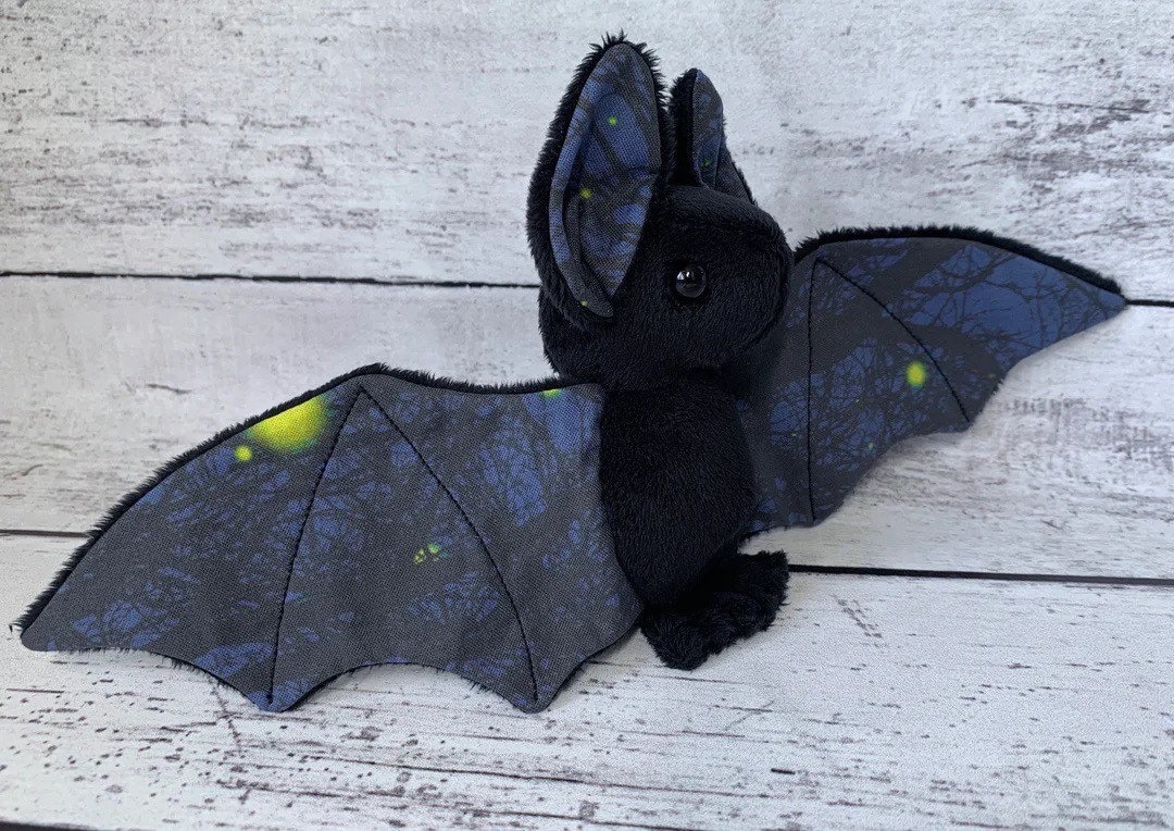 MADE TO ORDER - Firefly Bat - Stuffed Animal Plush Plushie Fireflies ...