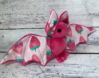 MADE TO ORDER Watermelon Fruit Bat Stuffed Animal Cute - Etsy