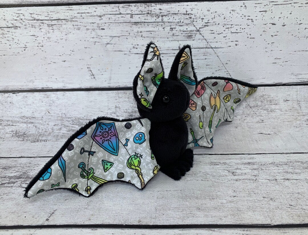 MADE TO ORDER - Rpg Bat - Stuffed Animal Plush Plushie Gamer Plush - Etsy