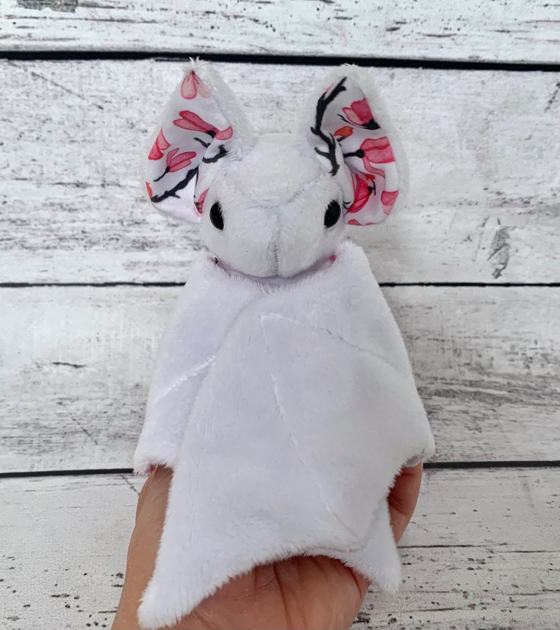 MADE TO ORDER Sakura Cherry Blossom Bat Stuffed Animal - Etsy