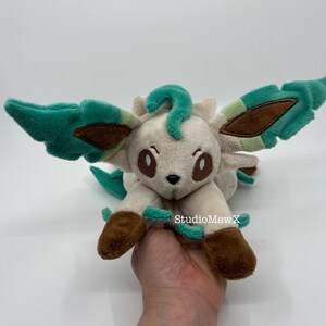 Leafeon Plush - Fan Art Plushie - Etsy