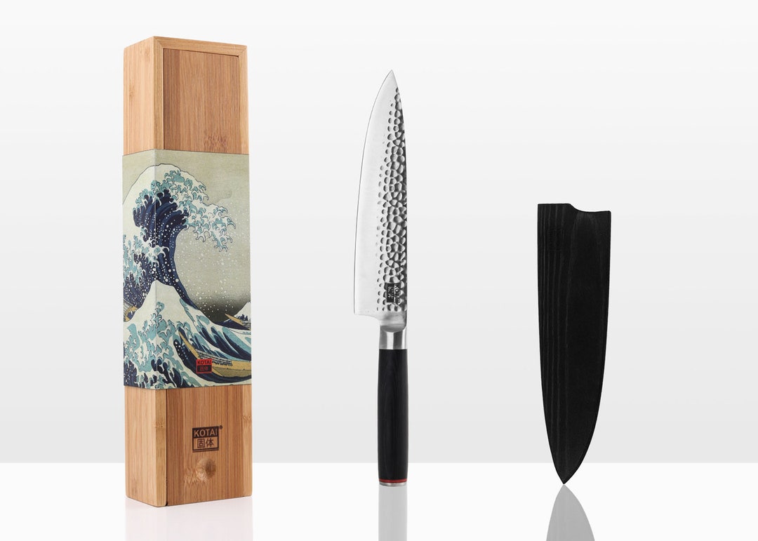 Gyuto Chef Knife 200 Mm Blade | Hand Forged Japanese Steel | High ...