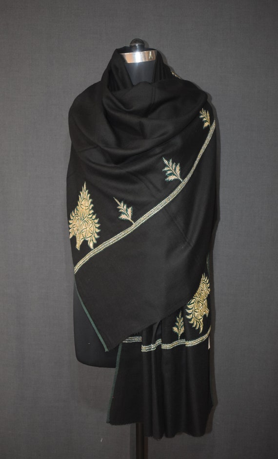 Real Kashmir pashmina shawl made in kashmir, hand mad… - Gem