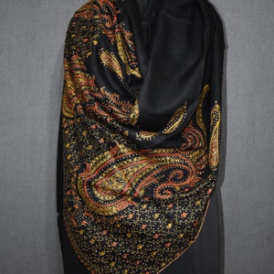 40"x80"kashmiri Hand Made Shawl, Made in Kashmir Shawl, Hand ...