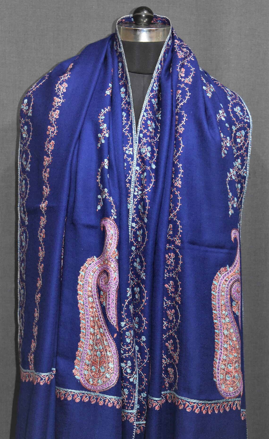 40x80kashmiri Hand Made Shawl Made in Kashmir - Etsy