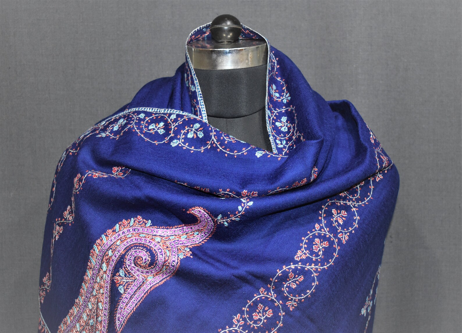 40x80kashmiri Hand Made Shawl Made in Kashmir - Etsy