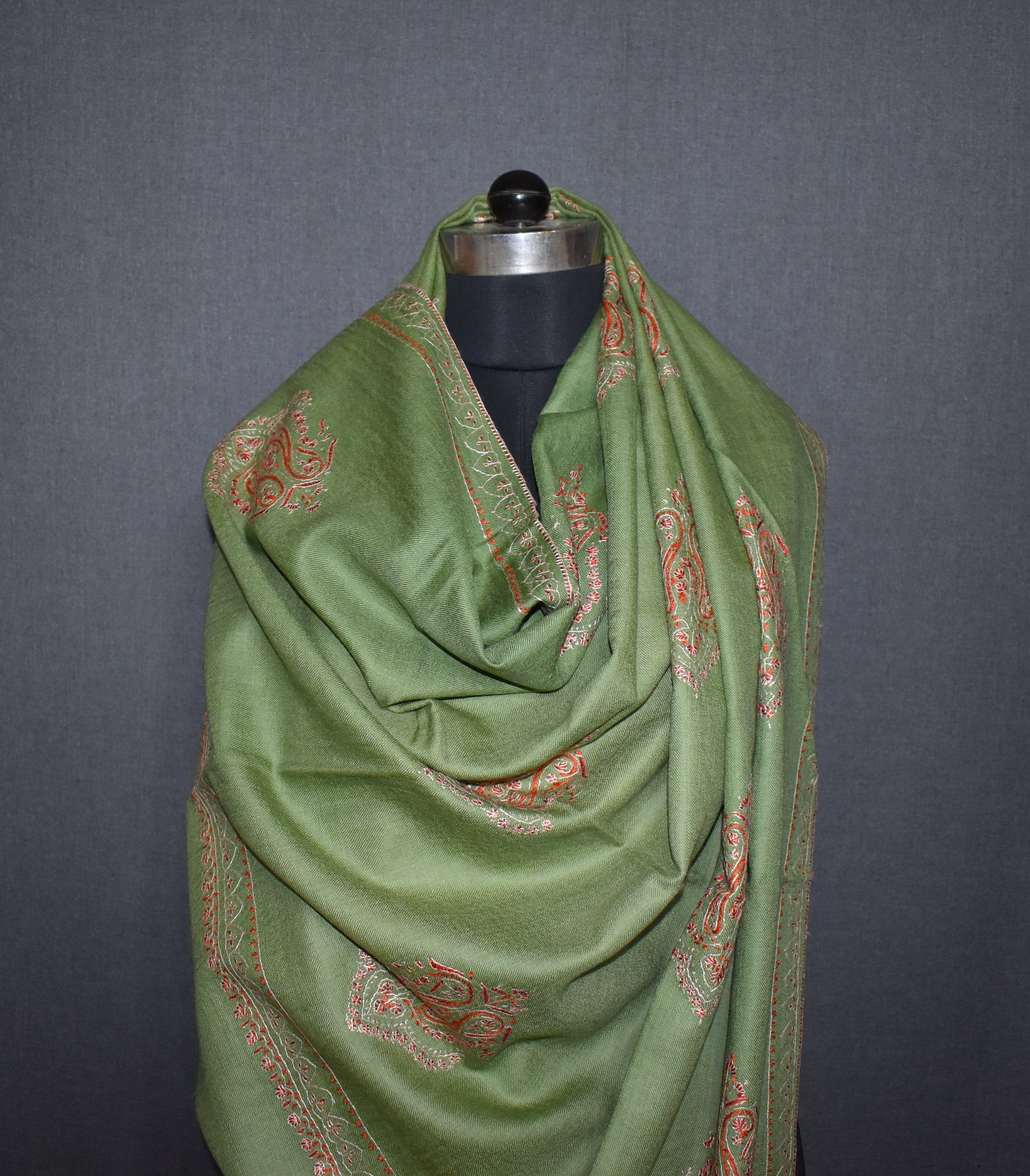 Real Authentic Kashmir Pashmina Hand Embroidered Designer - Etsy