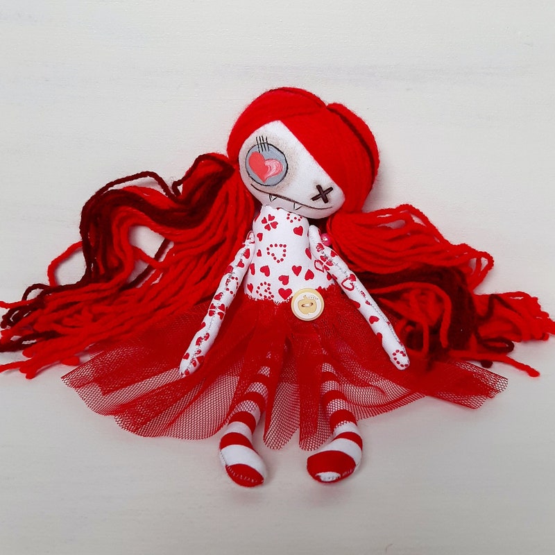 Red Hair Rag Doll - Etsy