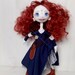 Doll Merida Inspired From Fairy Tales. Textile Doll Merida. A Doll in a ...
