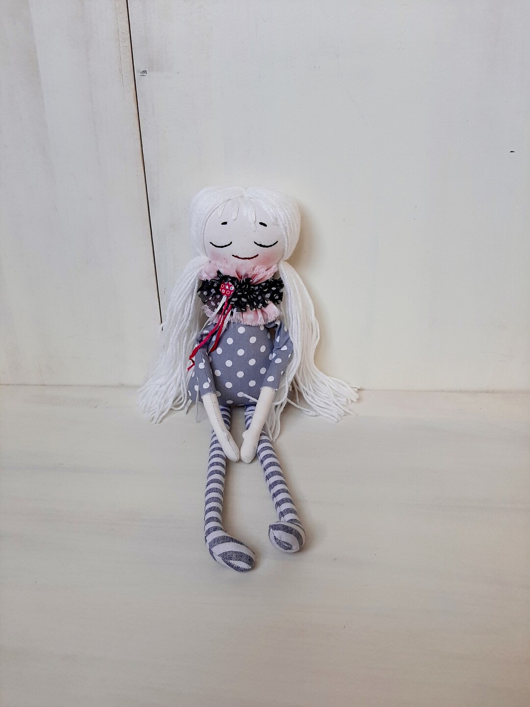 Rag Doll Toy Pink Princess, Cloth Doll in Pink Dress, Baby Doll, Baby's ...