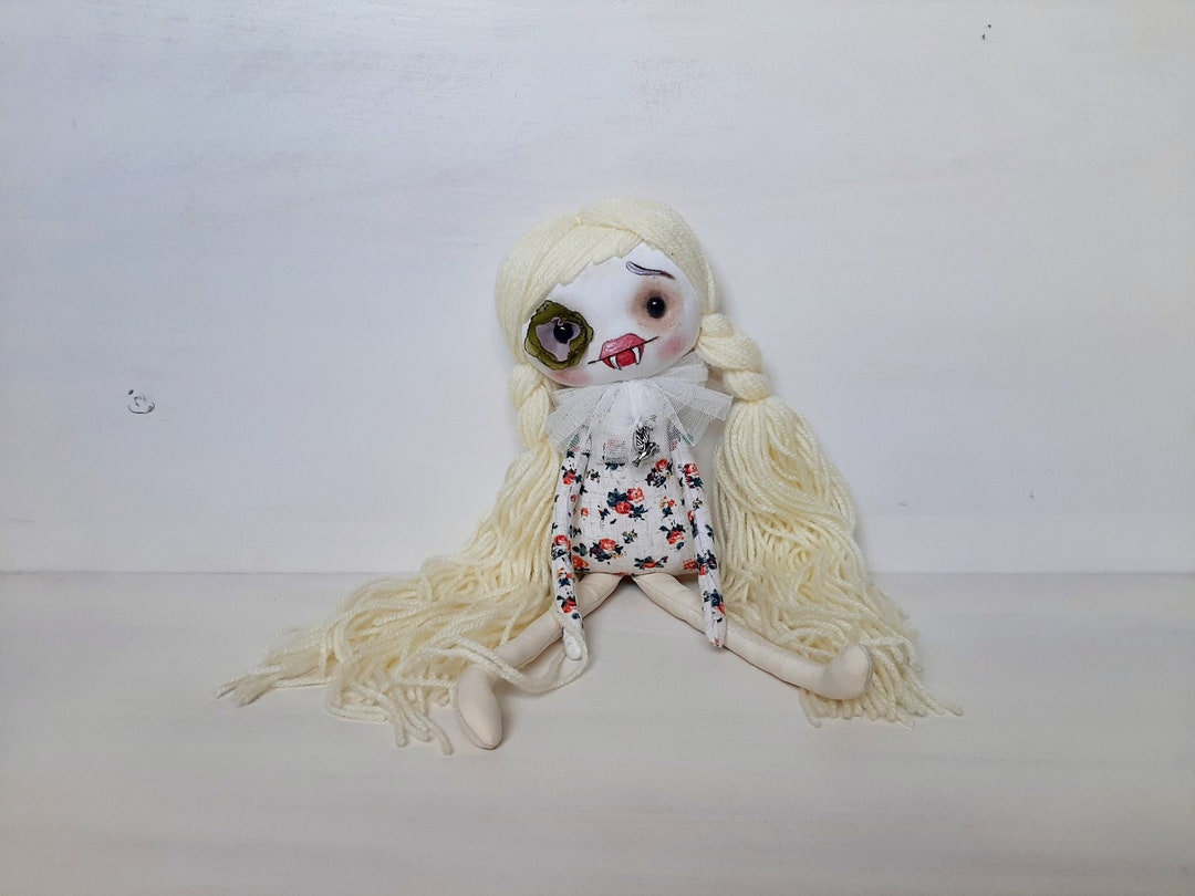 Rag Doll Vampire, Cute Vampire, Cloth Doll Vampire, Cute and Scary ...