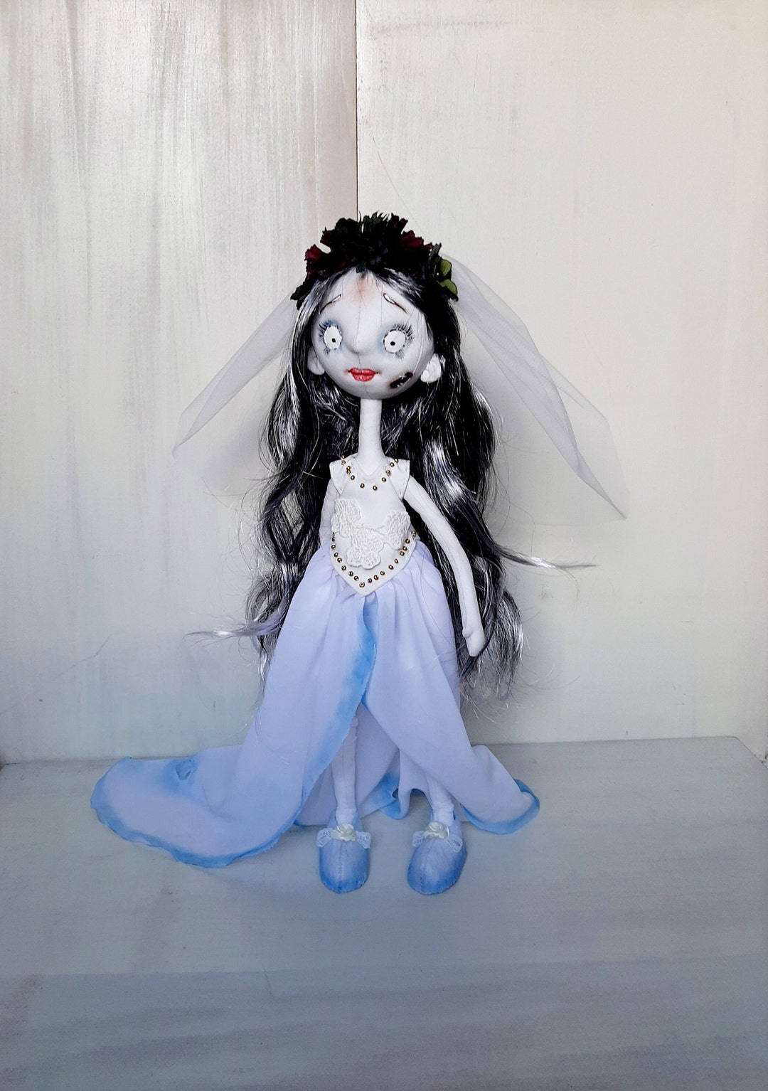 Doll Bride Emily, Cloth Doll Emily, Based on the Movie Rag Doll Emily ...