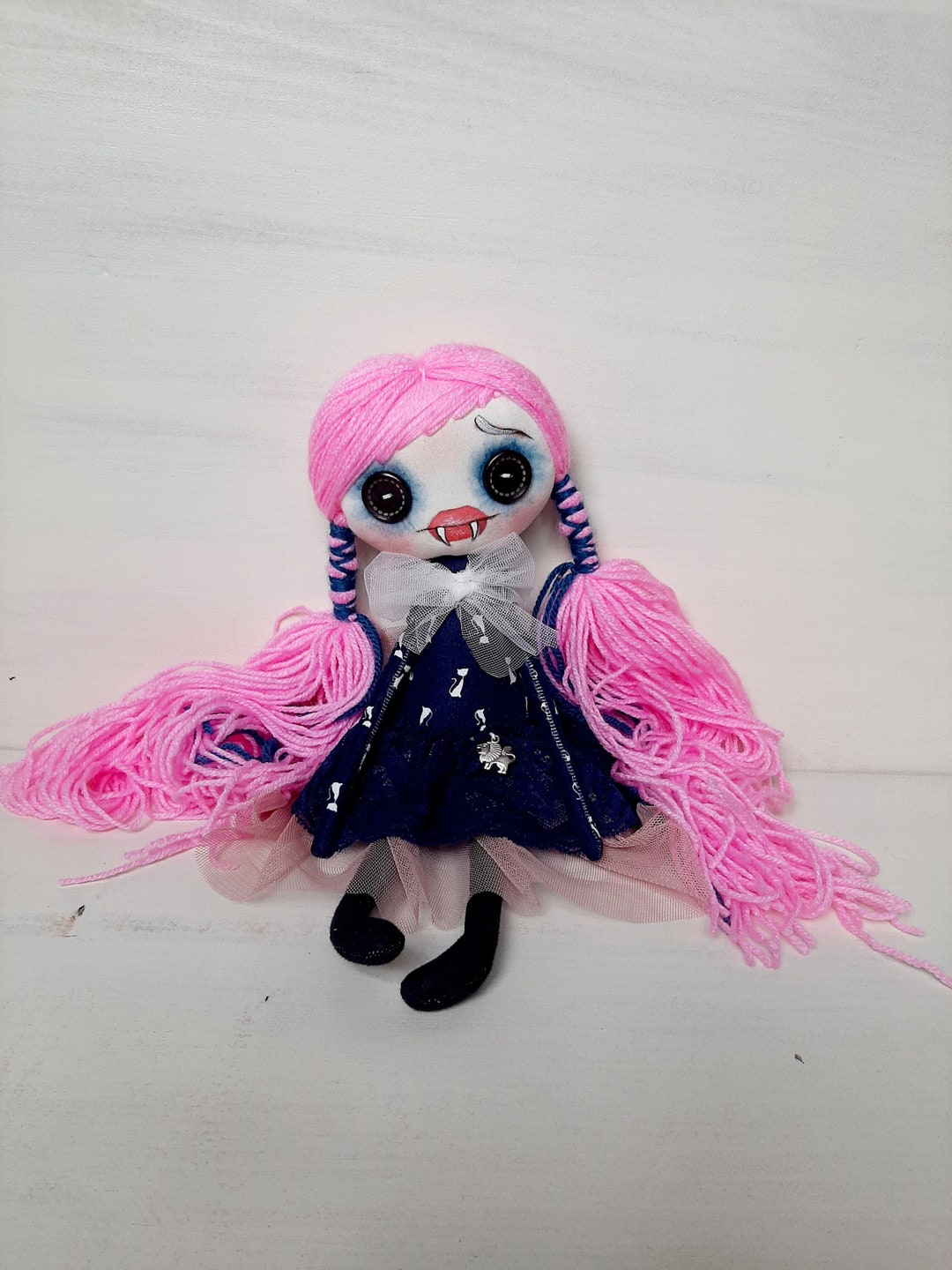 Rag Doll Vampire, Cute Vampire, Cloth Doll Vampire, Cute and Scary ...