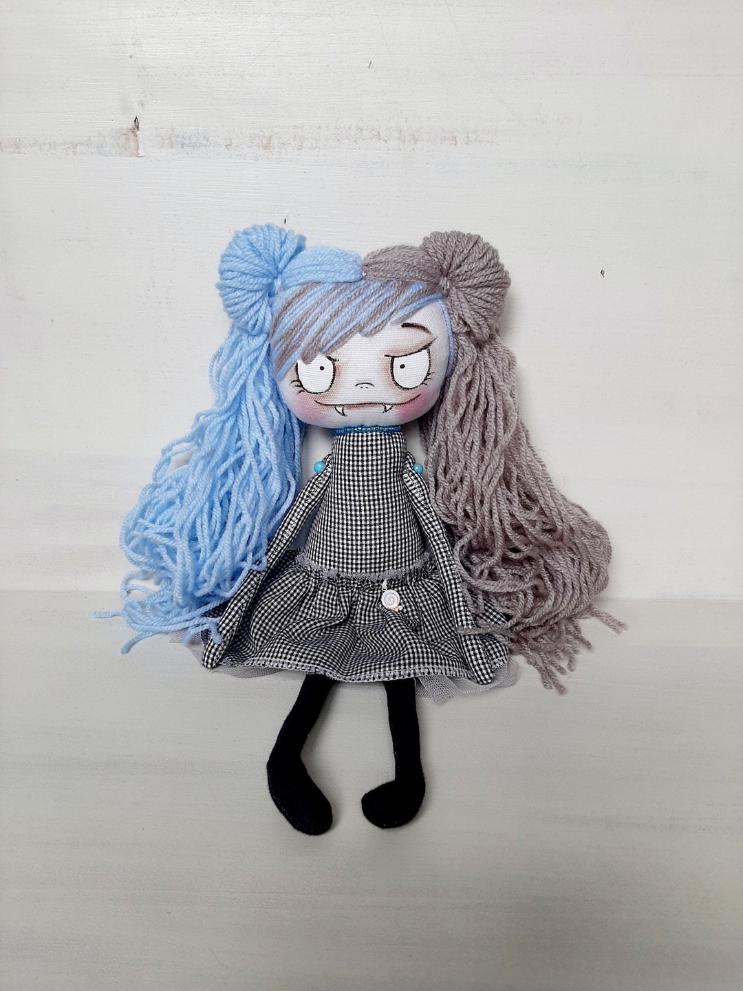 Rag Doll Vampire, Cute Vampire, Cloth Doll Vampire, Cute and Scary ...