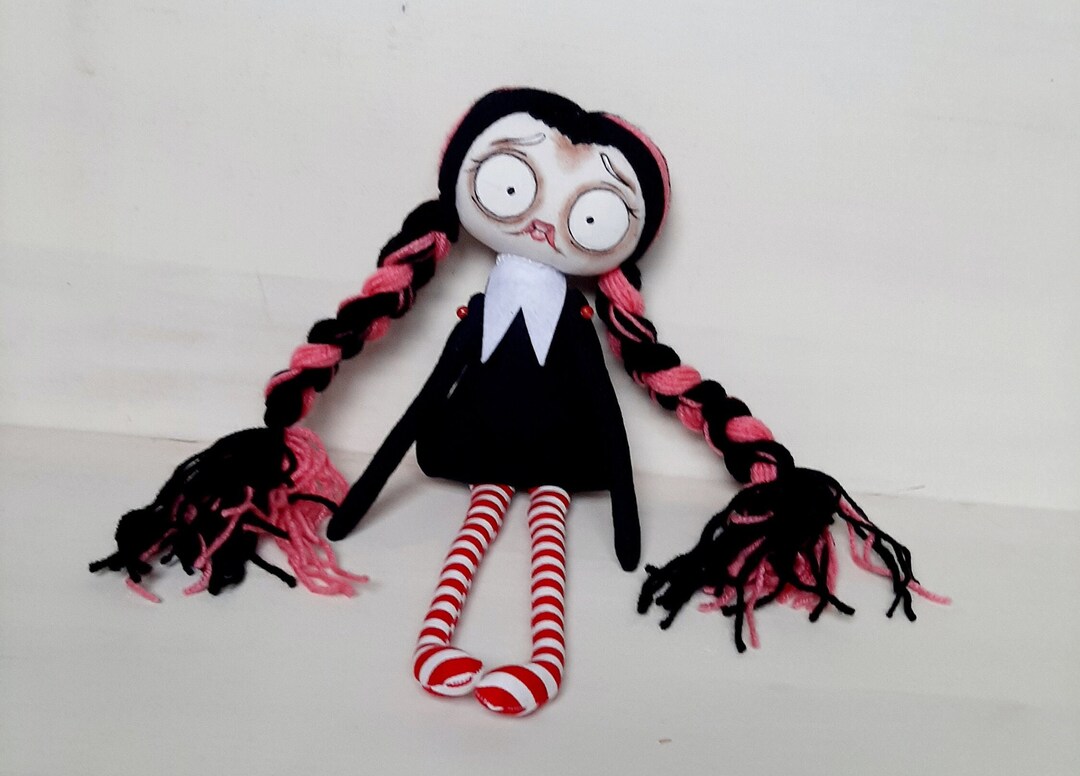 Cloth Doll Wednesday Inspired From Fairy Tales. Rag Doll - Etsy