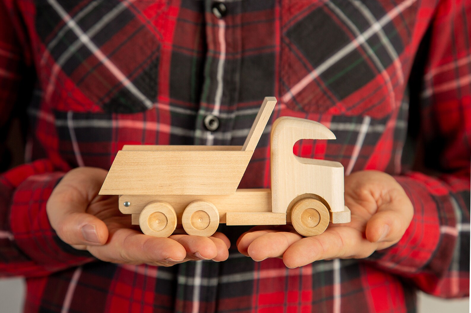 Tipper Truck Toy Wooden Lorry Dump Truck Tow Truck Handmade Baby ...