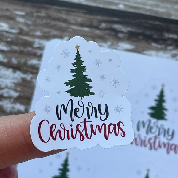 Christmas Business Stickers - Etsy