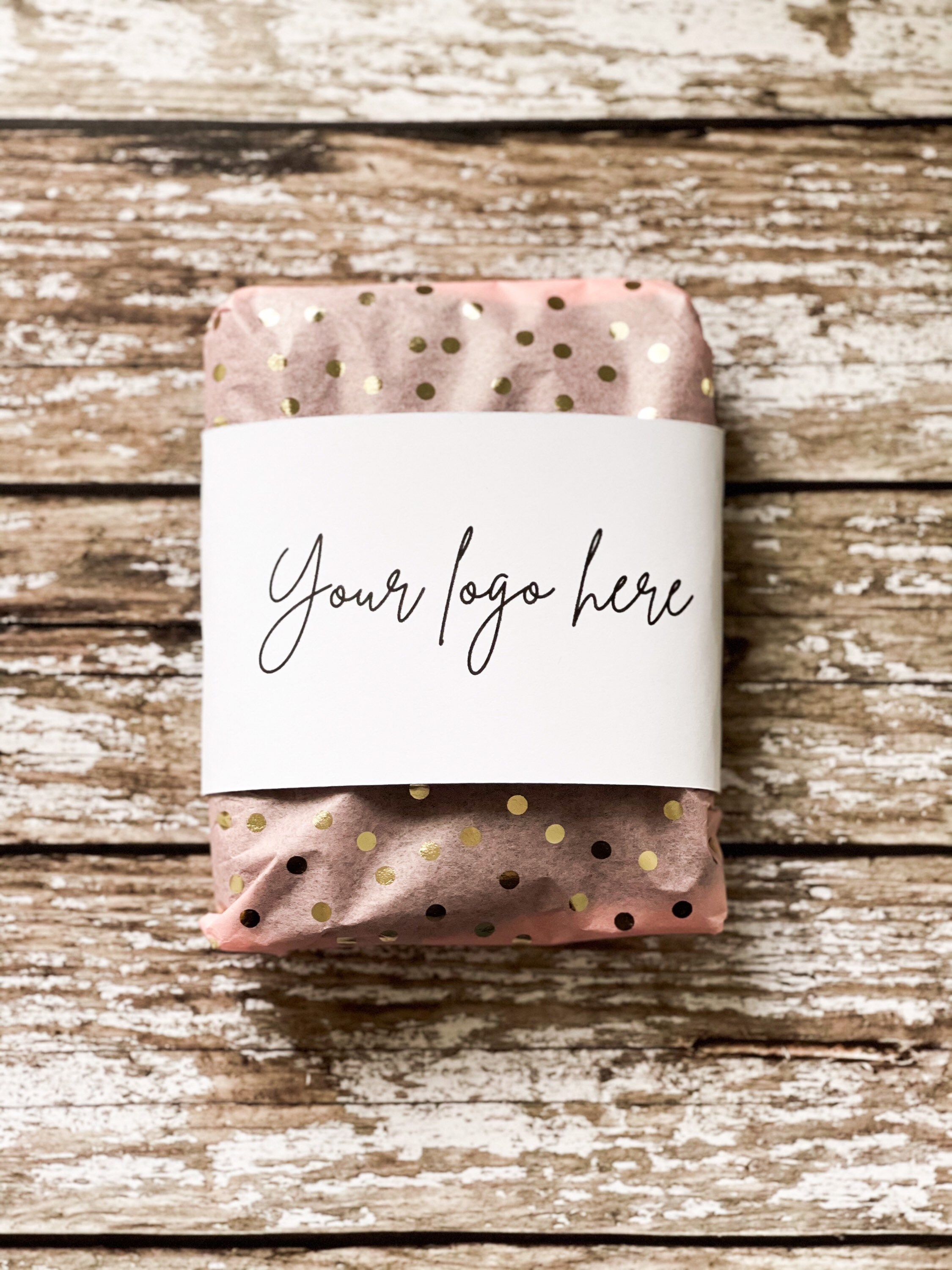 Belly bands packaging bands logo wrap small business custom | Etsy