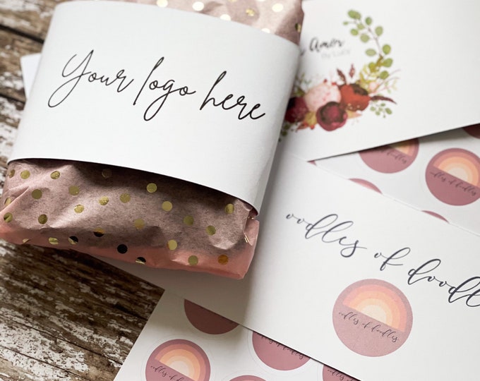 Belly Bands, Packaging Bands, Logo Wrap, Small Business Custom ...