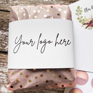 Belly Bands, Packaging Bands, Logo Wrap, Small Business Custom ...