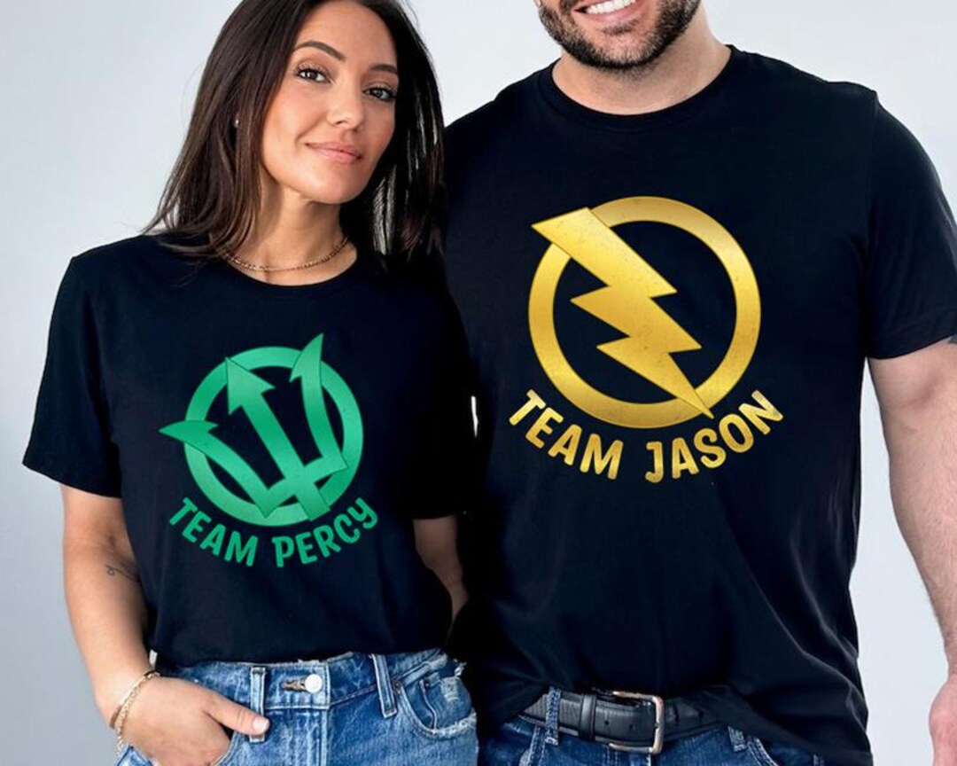 Percy Jackson Team Percy Team Jason Shirt, Percy Jackson and the ...
