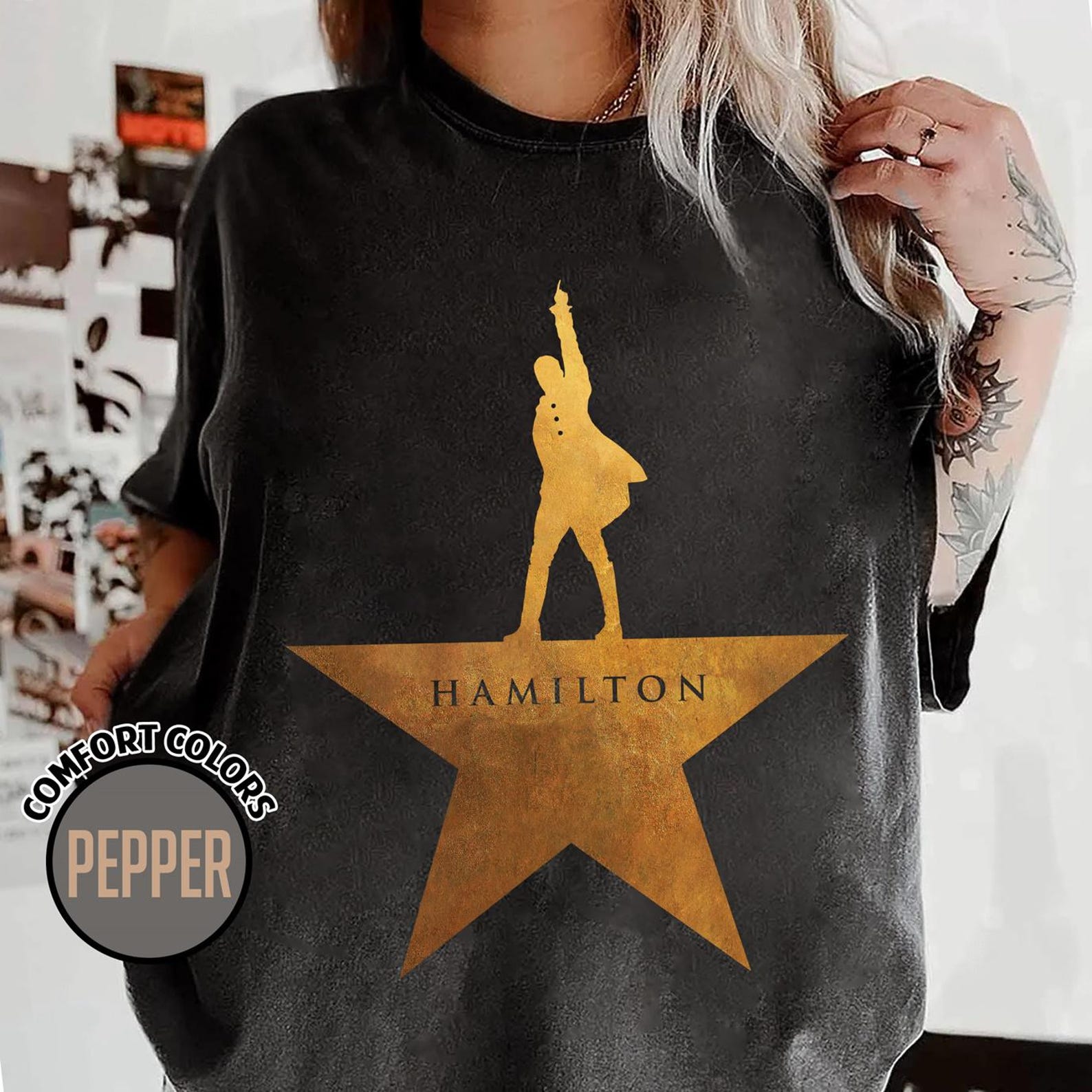 Comfort Colors Hamilton Musical Shirt, Alexander Hamilton Tee, Hamilton ...