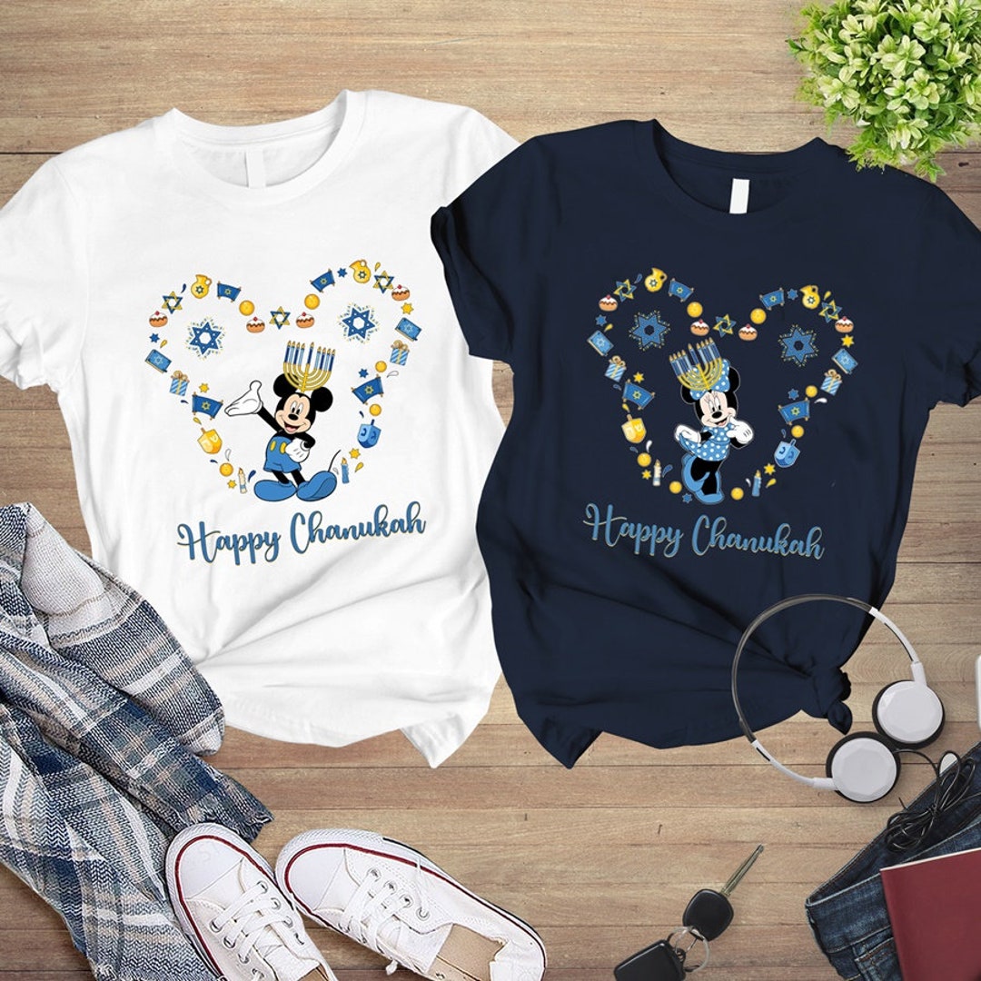 Mickey Minnie Happy Chanukah Sweatshirt, Hanukkah Mickey Shirt ...