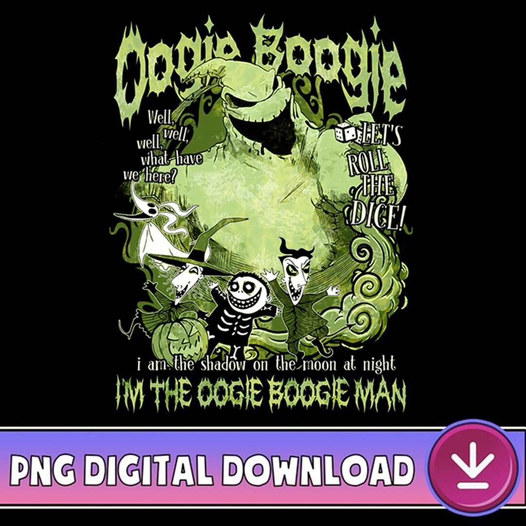 Im the Oogie Boogie Man PNG, the Nightmare Before Christmas, Boogie ...