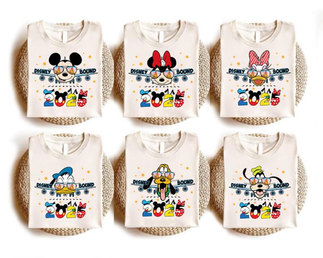 Disneyland Bound 2025 Shirt, Disneyland Mickey and Friends Trip Shirt ...