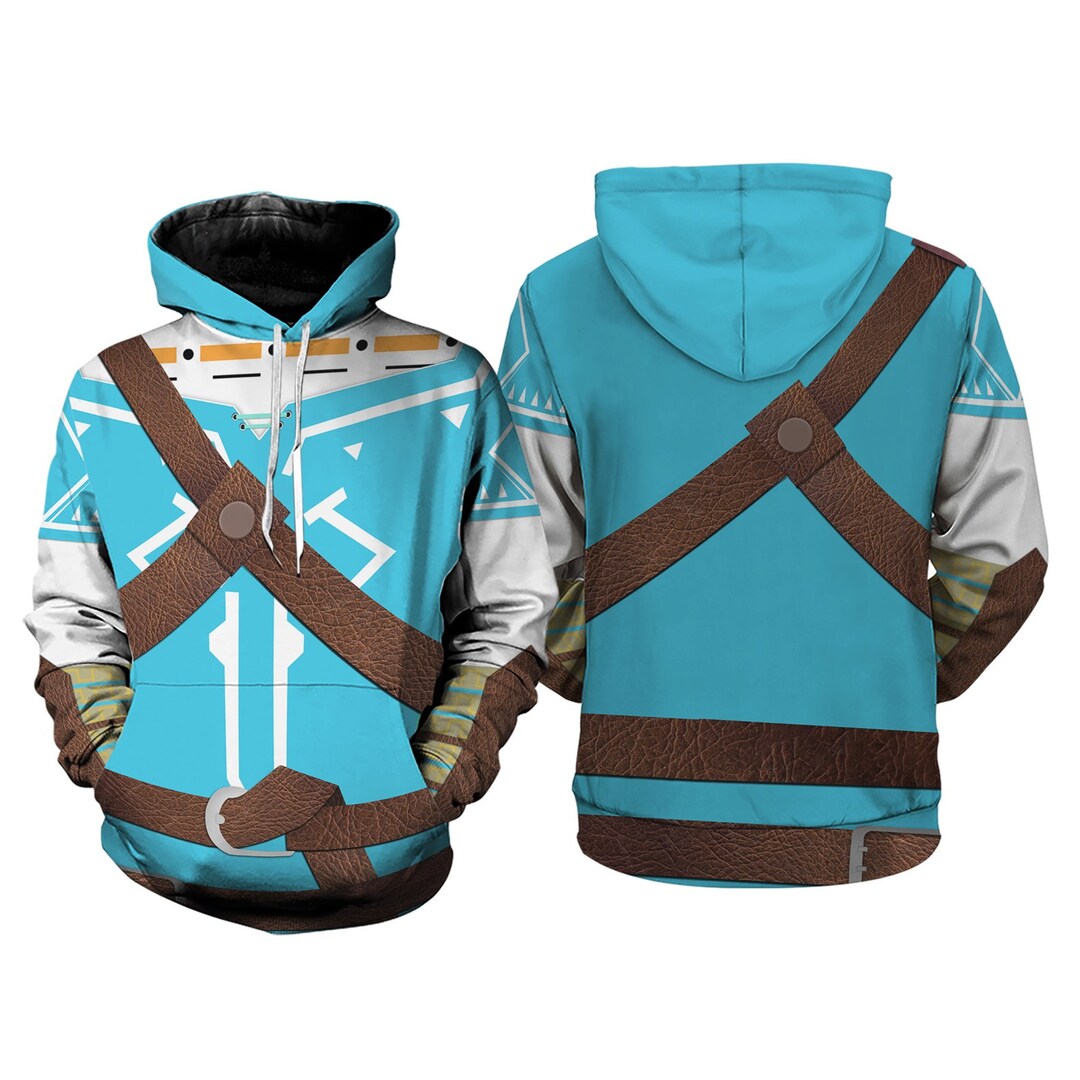 The Legend of Zelda Link Full Over Print 3D Hoodie, the Legend of Zelda ...