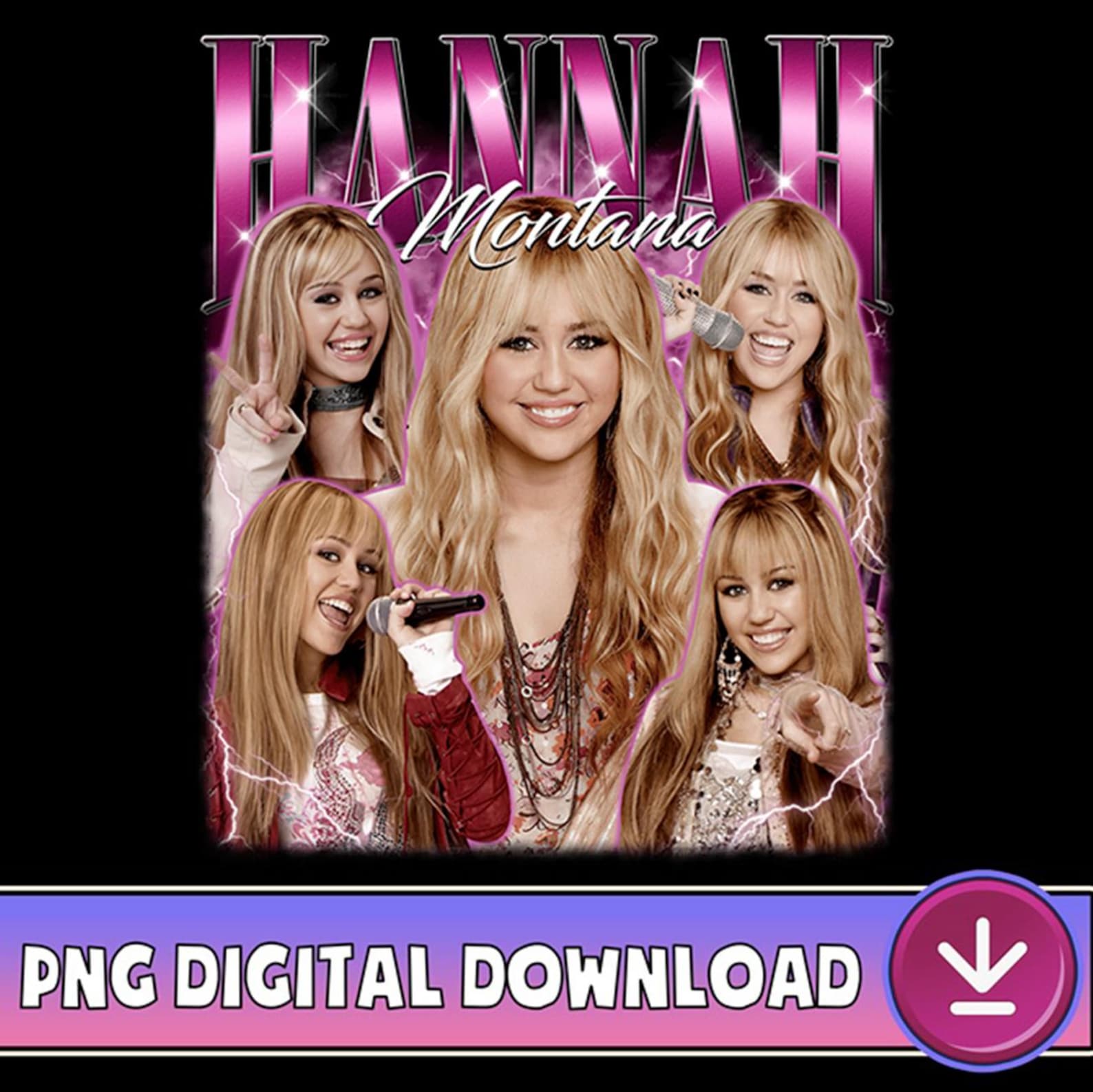 Hannah Montana PNG, Hannah Montana Bootleg Png, Hannah Montana Homage ...