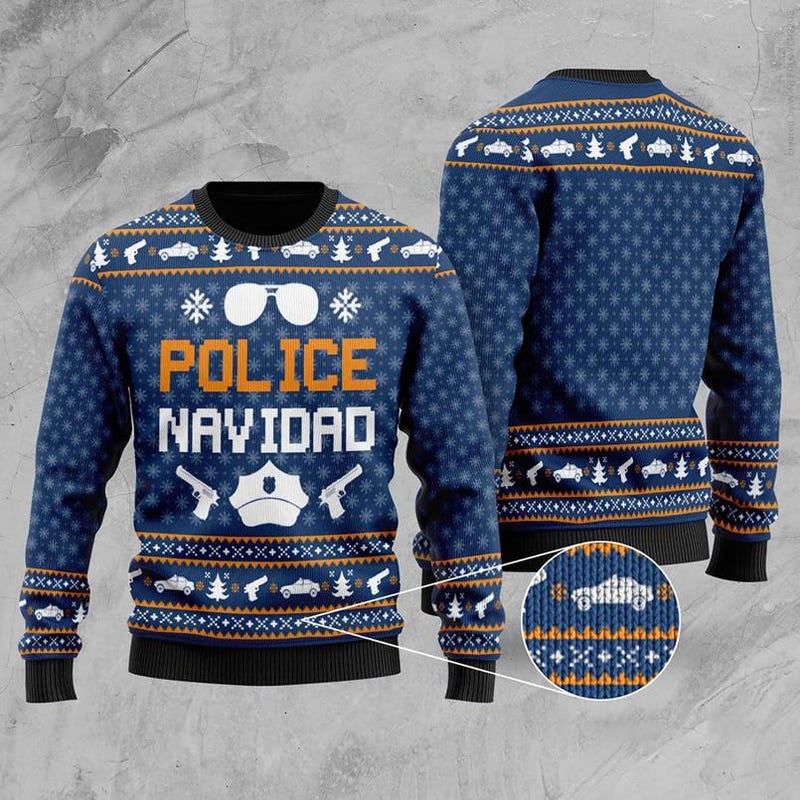 Police Sweater - Etsy