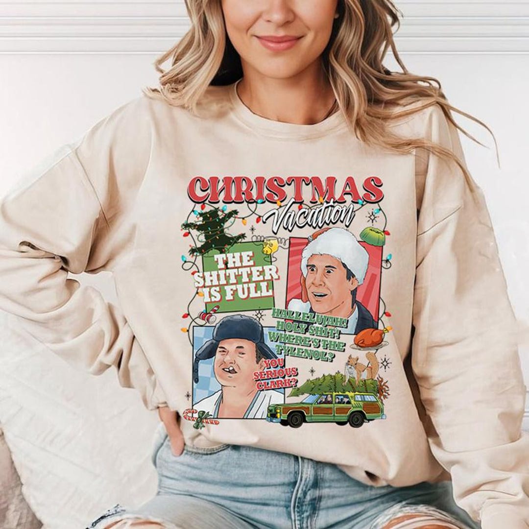 Shitters Full National Lampoons Christmas Vacation Shirt, Clark ...