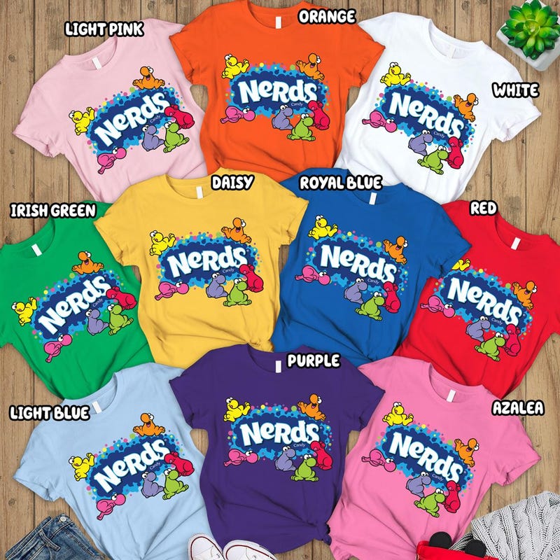 Nerds Candy Shirts for a Group - Etsy