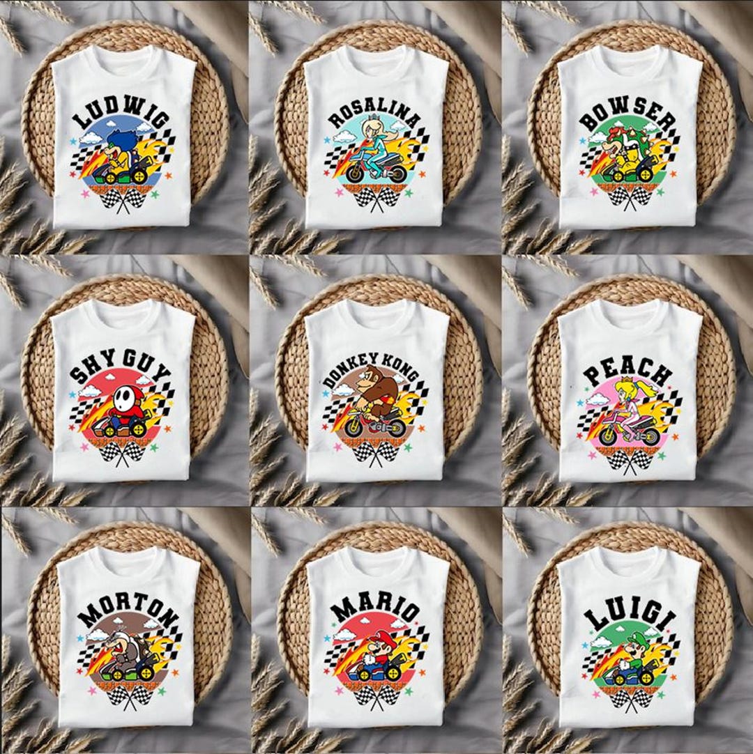 Super Mario Kart Shirt, Super Mario Epic Universe Shirt, Super Mario ...