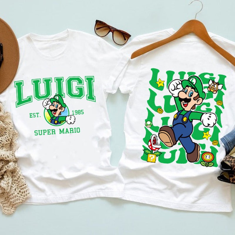 Mario Luigi - Etsy