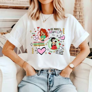 A Goofy Movie Roxanne and Max Be Mine Shirt, Her Max and His Roxanne ...