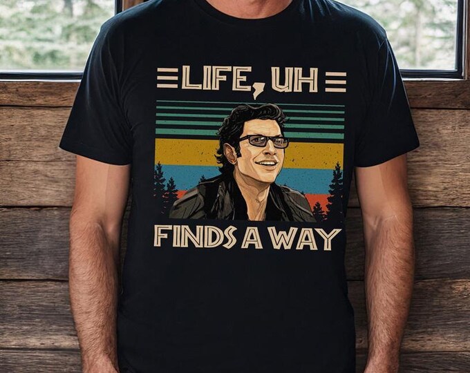 Ian Malcolm Jeff Goldblum and Alan Grant Life Finds a Way Portrait ...