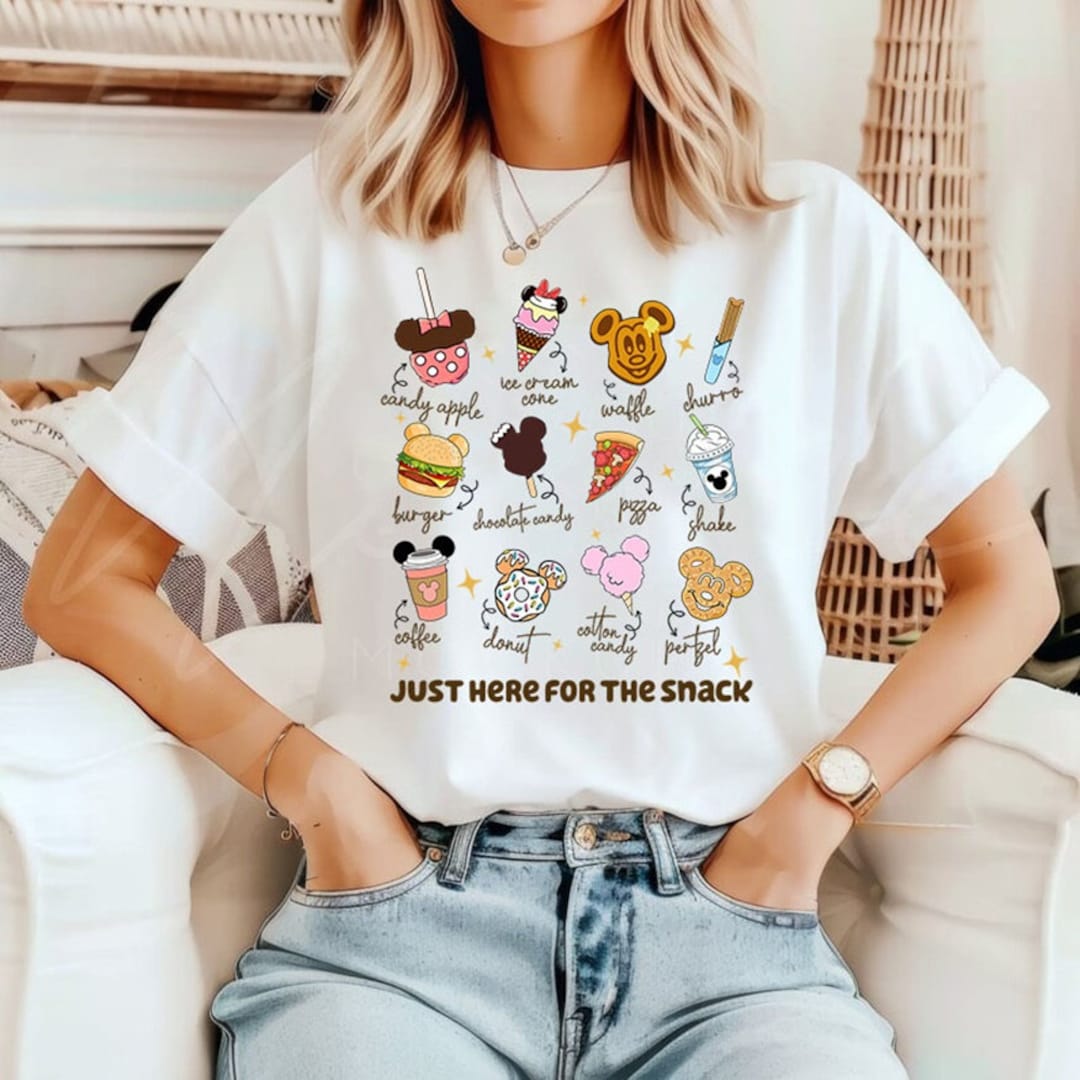 Just Here for the Snacks Shirt, Disneyland Snacks Shirt, Disneyland ...