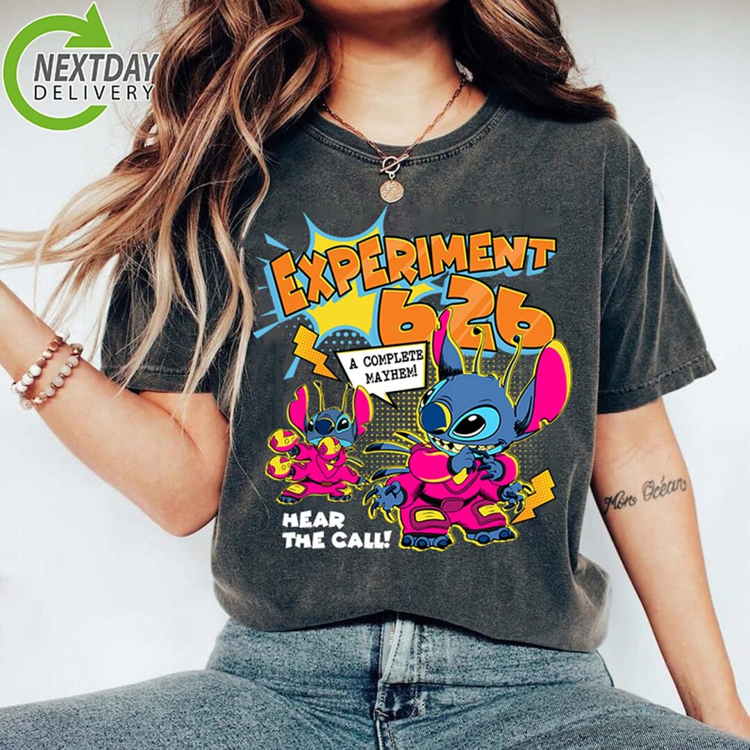Disneyland Lilo and Stitch Experiment 626 Comfort Colors® Shirt, Stitch ...