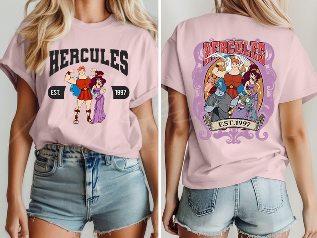 Disneyland Hercules Shirts, Vintage Hercules Disneyland Shirts ...