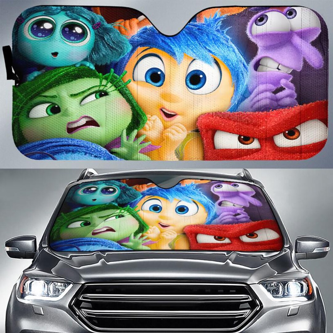 Pixar Inside Out Car Sunshade, Inside Out New Charater Car Protector ...