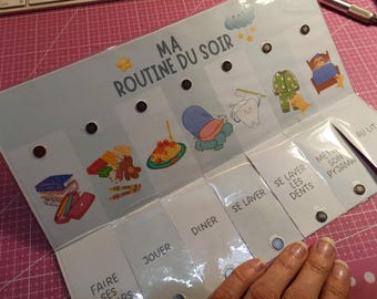 Tableau de routine du soir à imprimer pour enfants de 3 à 6 ans - Etsy ...