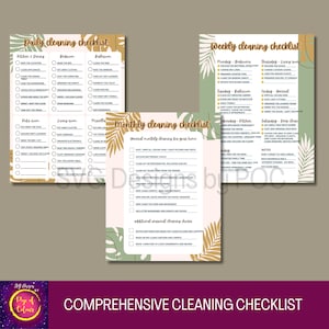 Comprehensive Cleaning Checklist- Keep Your Home Sparkling | Daily ...