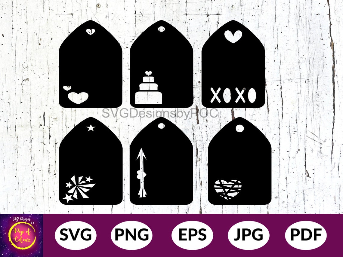 Wedding Gift Tags SVG Bundle Gift Tags SVG Tags SVG Cutfile Thankyou ...