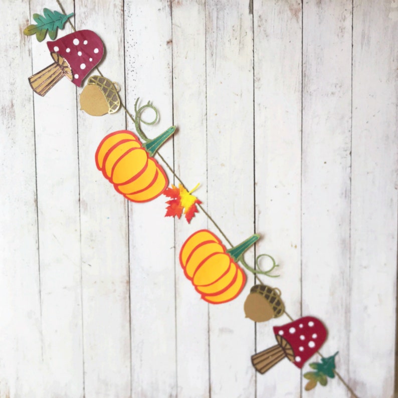 Fall Garland SVG Fall Banner SVG Fall Wedding Decor Fall - Etsy