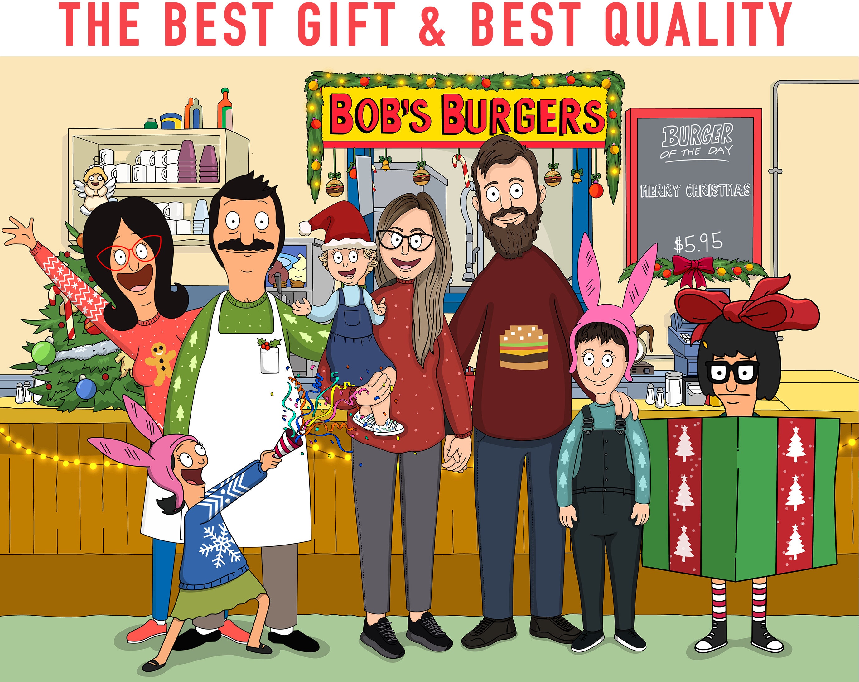 Bobs Burgers Christmas Shirt - Etsy