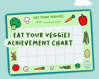 Veg Reward Chart - Etsy