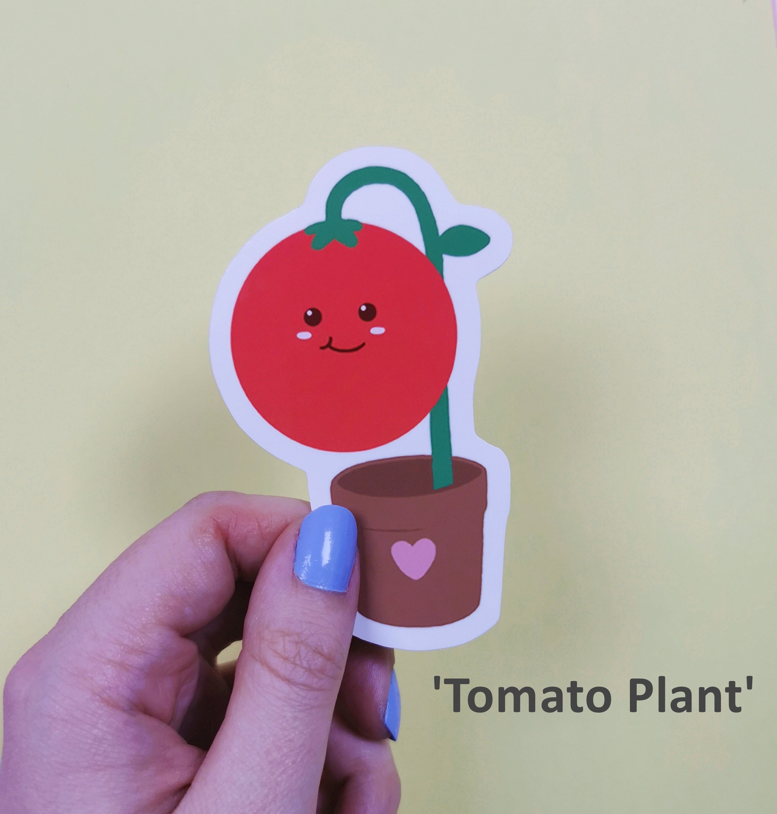 Cute Tomatoes Glossy Individual Die Cut Stickers - Etsy